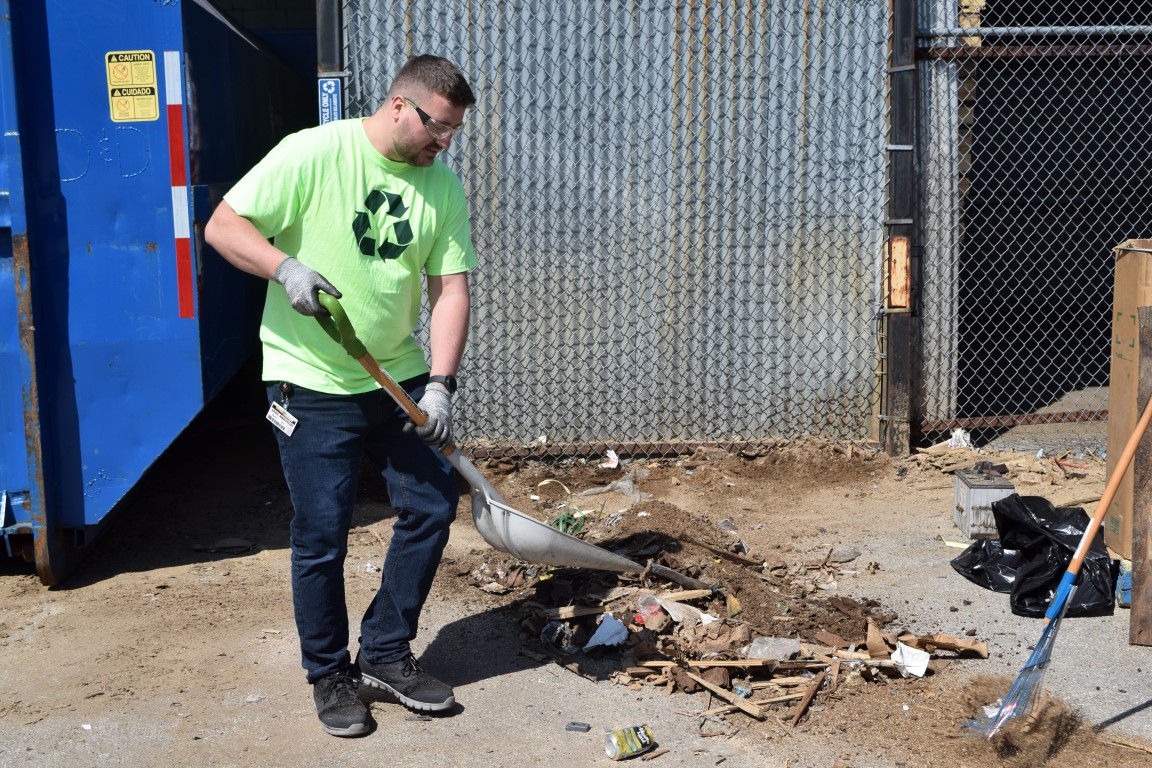 Employees Collect 400lbs of Trash and Recycling on Earth Day - Freedman ...